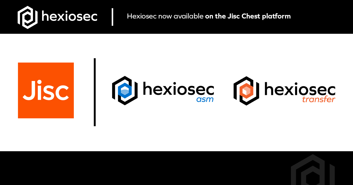 Jisc Chest Agreement | Hexiosec ASM